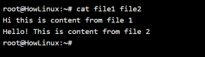 The cat and more commands in Linux - LinuxForDevices