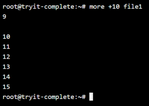 The cat and more commands in Linux - LinuxForDevices