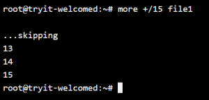 The cat and more commands in Linux - LinuxForDevices