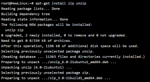 Linux Zip and Unzip Commands - LinuxForDevices
