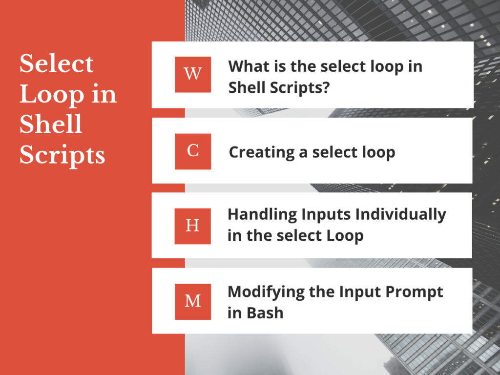 Shell Scripting 101 The Select Loop In Shell Scripts Linuxfordevices