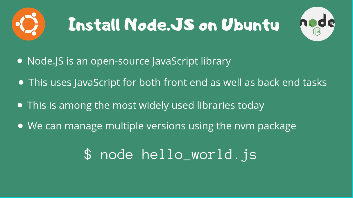How To Install Nodejs On Ubuntu 1804 Linuxfordevices