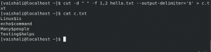 The cut Command in Linux - A Complete Usage Guide - LinuxForDevices