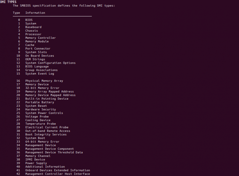 How to use dmidecode Command in Linux? - LinuxForDevices