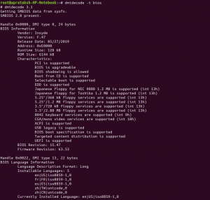 How to use dmidecode Command in Linux? - LinuxForDevices