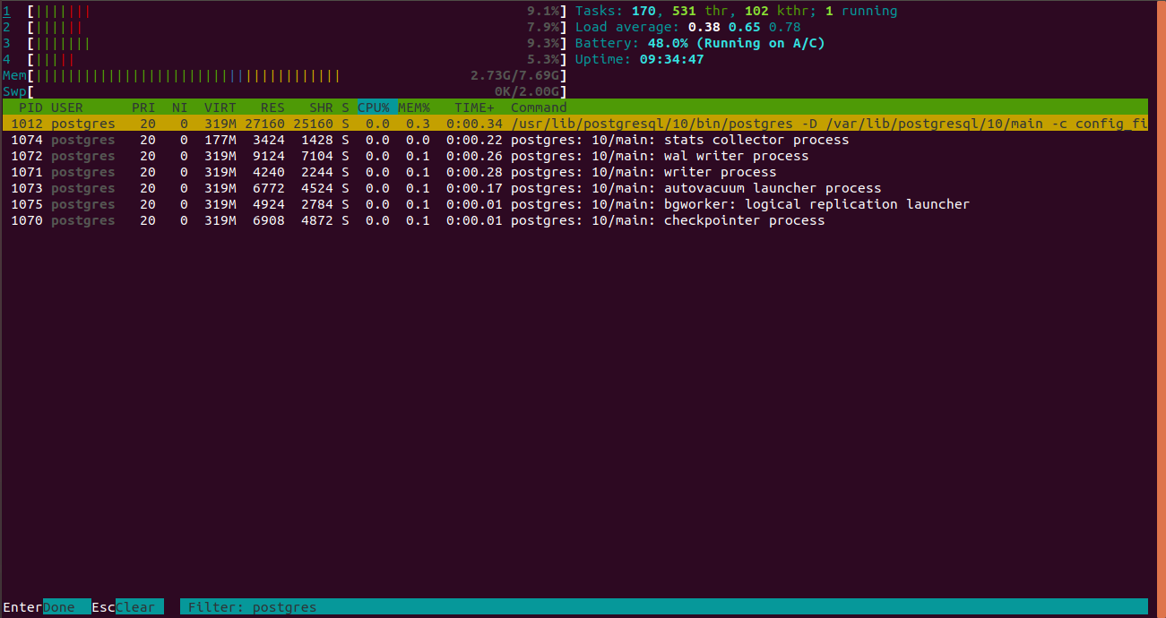 A Guide to install and use htop command in Linux - LinuxForDevices