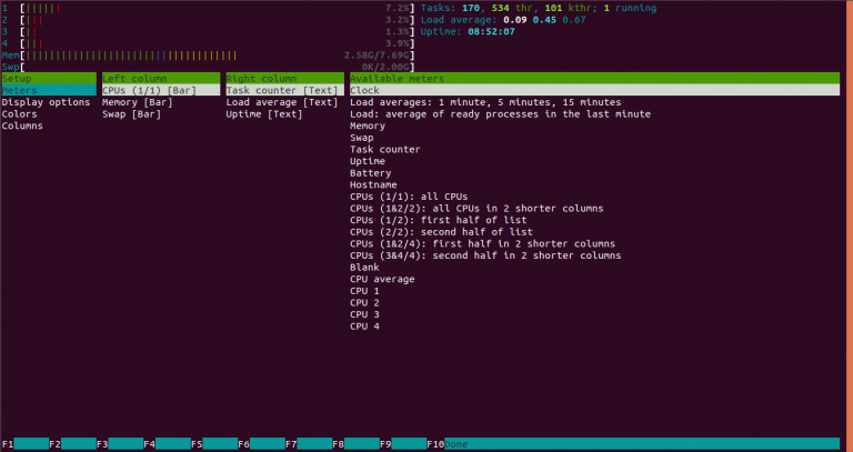 A Guide to install and use htop command in Linux - LinuxForDevices