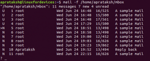 How to use Linux mail command? - LinuxForDevices