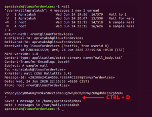 How to use Linux mail command? - LinuxForDevices