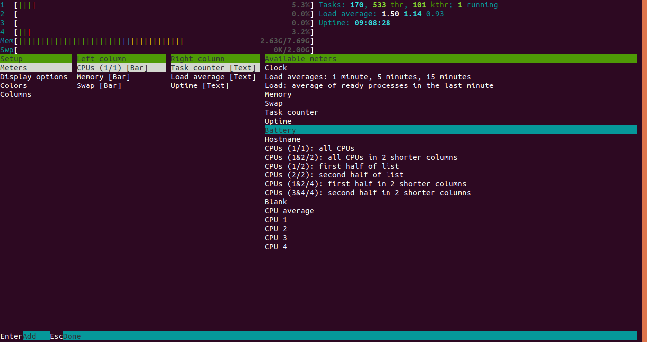 A Guide to install and use htop command in Linux - LinuxForDevices