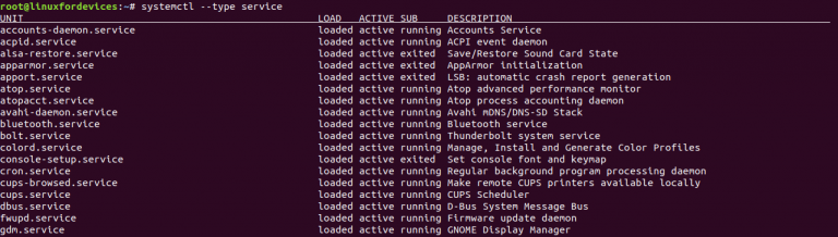 How to List Services in Ubuntu Linux? - LinuxForDevices