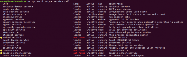 How to List Services in Ubuntu Linux? - LinuxForDevices