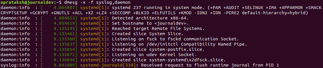 A Tutorial On Dmesg Command In Linux Linuxfordevices