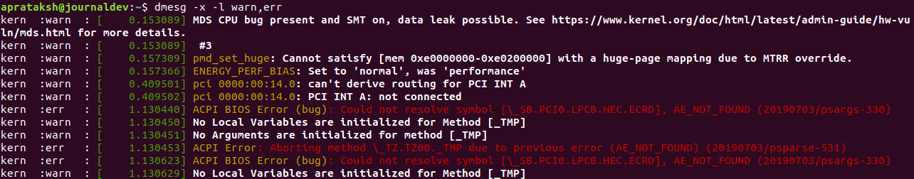 A tutorial on dmesg command in Linux - LinuxForDevices