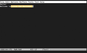 Emacs Editor Tutorial - An Absolute Beginners Reference - LinuxForDevices