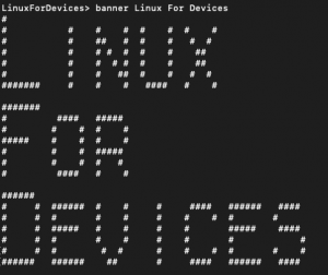 Banner Command in Linux: What Is It And How To Use It? - LinuxForDevices