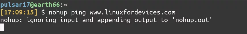 The nohup command in Linux with examples - LinuxForDevices