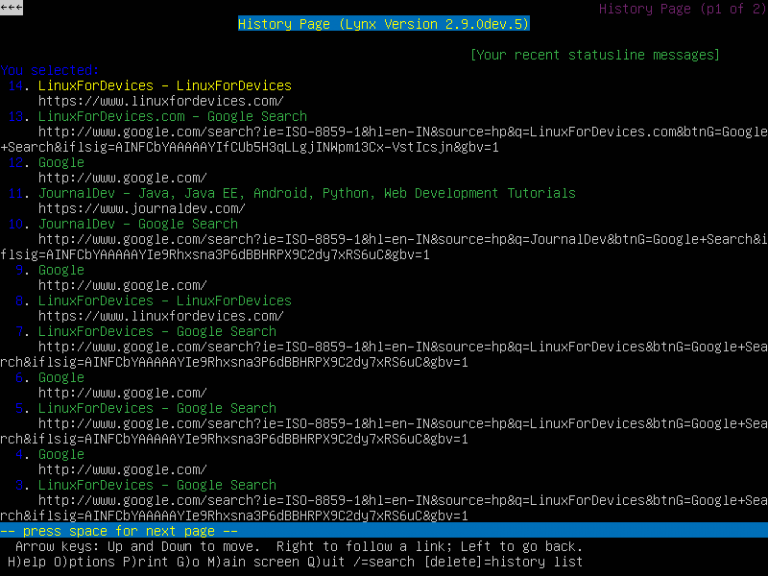 Best Text-based Web Browsers for Linux - LinuxForDevices