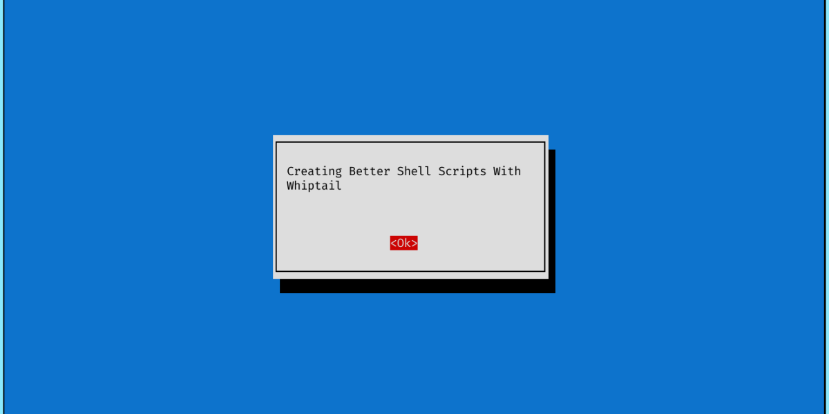 Creating Interactive Shell Scripts With Whiptail Linuxfordevices