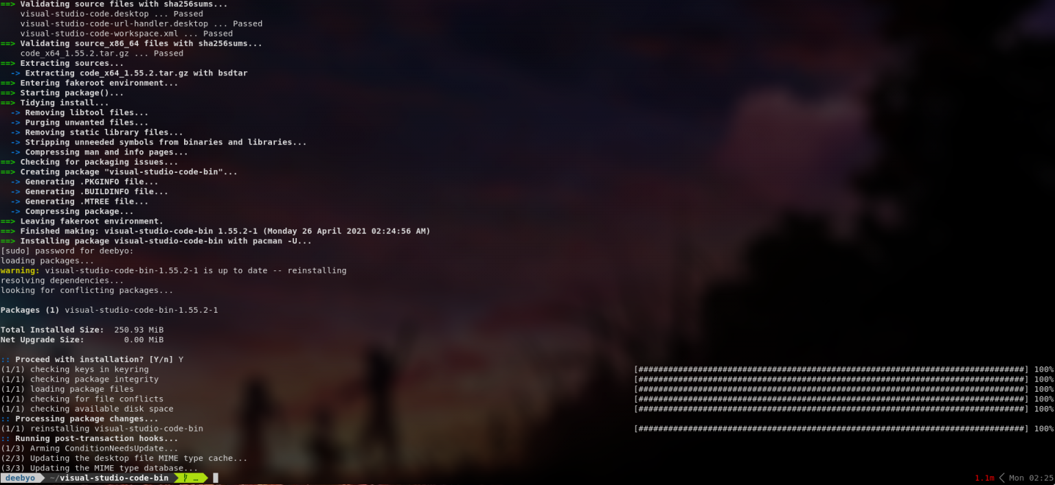 Installing Visual Studio Code on Arch Linux - LinuxForDevices