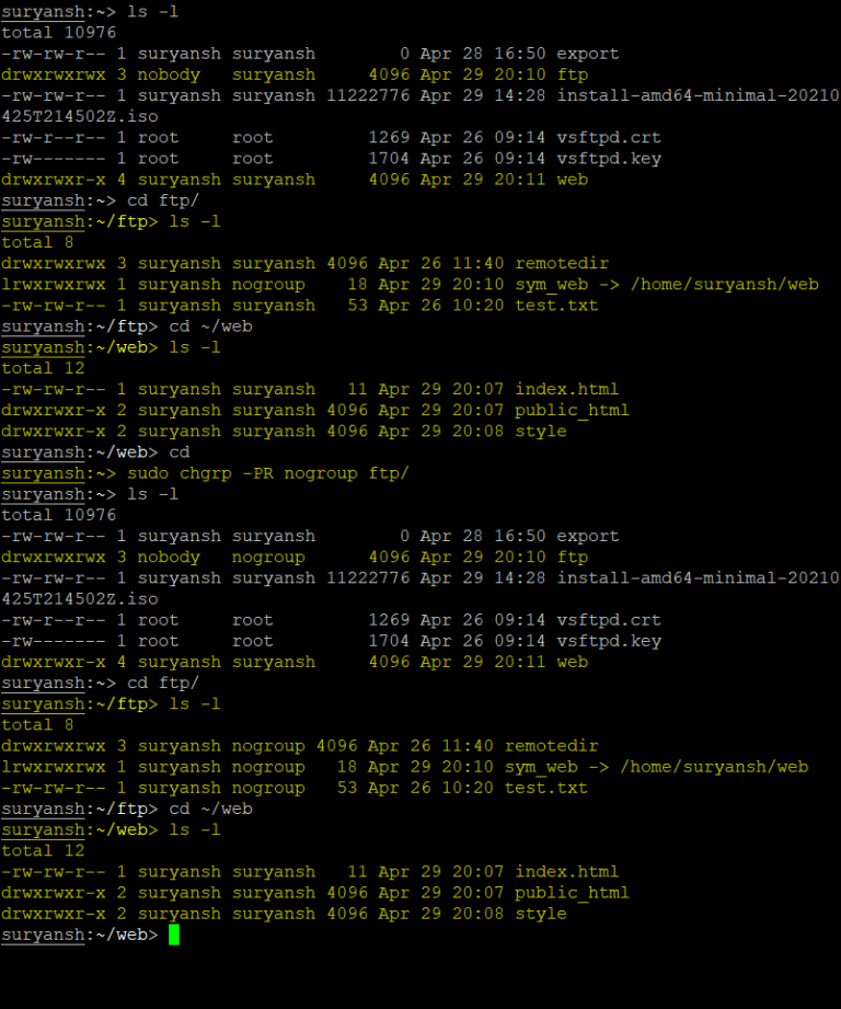 The chgrp command in Linux - A Complete Overview - LinuxForDevices