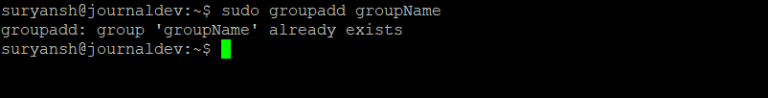 The groupadd command in Linux - A complete guide - LinuxForDevices