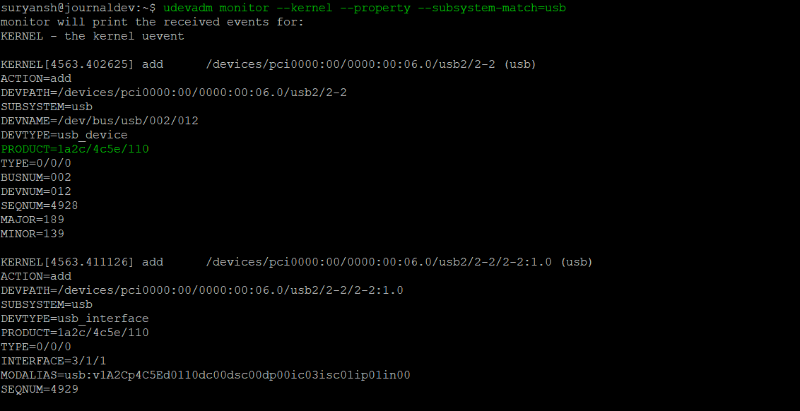Basics of udevadm command in Linux with examples - LinuxForDevices