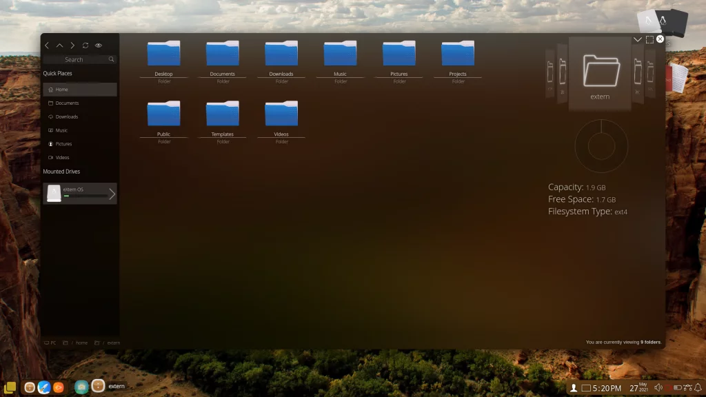 Extern Os Javascript And Nodejs Based Linux Distribution Linuxfordevices