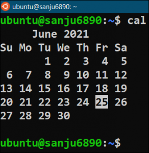 How to use the cal command in Linux? - LinuxForDevices
