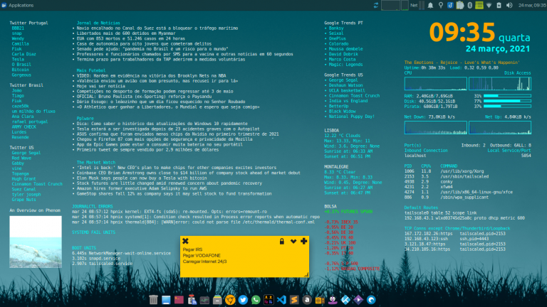 Conky - A light-weight system monitor for Linux Desktop - LinuxForDevices
