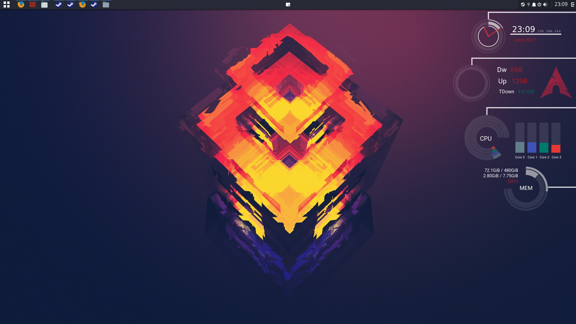 Conky - A light-weight system monitor for Linux Desktop - LinuxForDevices