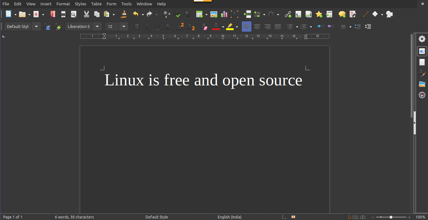 Dark Theme In LibreOffice - A How-To Guide - LinuxForDevices