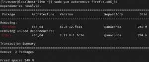 How to uninstall packages using YUM command on Linux? - LinuxForDevices