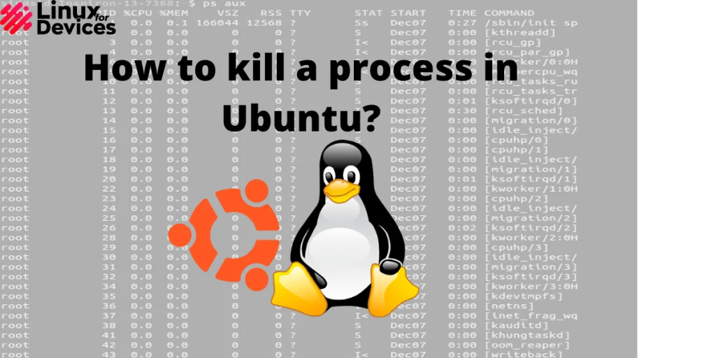 How to kill a process in Ubuntu 20.04LTS? - LinuxForDevices