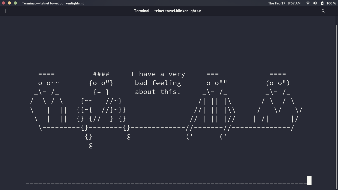 Watch ASCII Star Wars in the Linux Terminal - LinuxForDevices