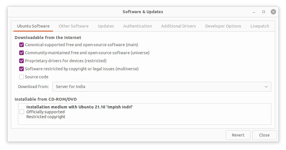 How To Enable Universe Repository In Ubuntu 2110 Linuxfordevices