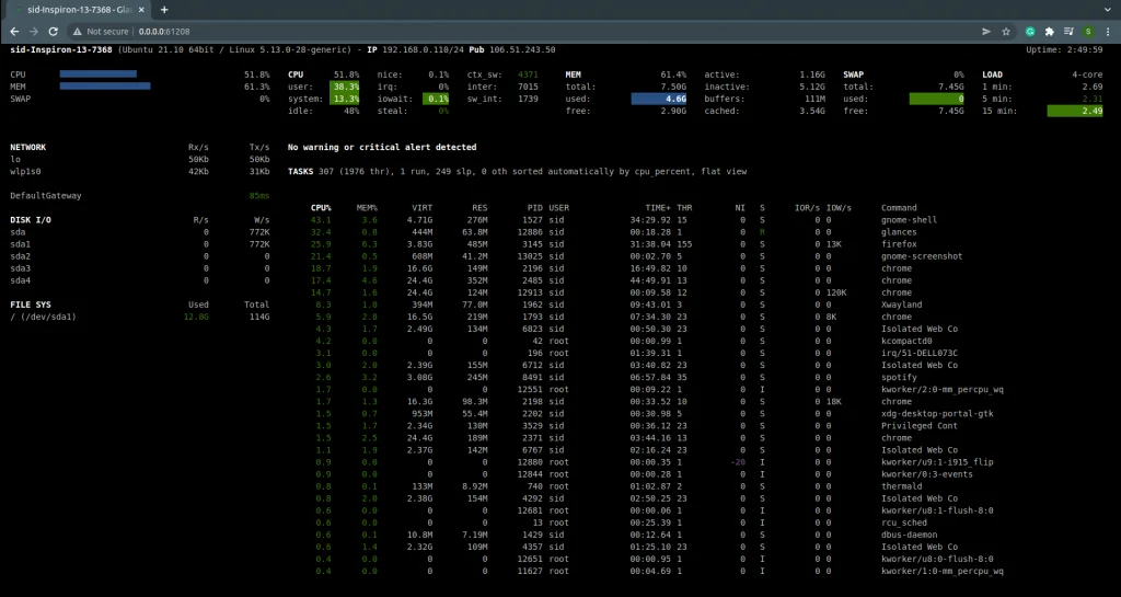Find The Top Running Processes By Memory And Cpu Usage Linuxfordevices
