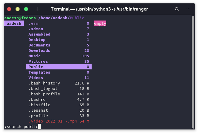 Ranger - A Terminal Based File Manager - LinuxForDevices
