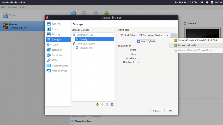 [FIXED] VirtualBox : No Bootable Medium Found error - LinuxForDevices