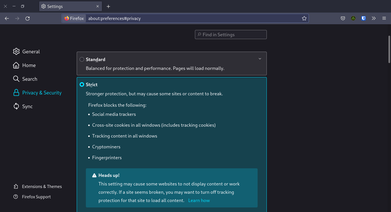 Firefox Privacy and Tweaks For Better Usability - LinuxForDevices
