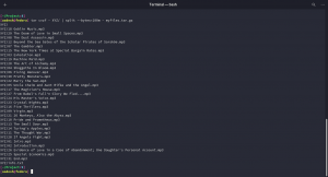 Split Tar Archives Into Multiple Parts of Specific Size - LinuxForDevices