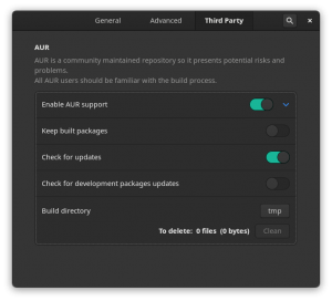 Enable Arch User Repository (AUR) in Manjaro - LinuxForDevices