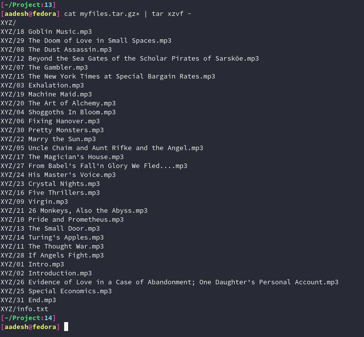 Split Tar Archives Into Multiple Parts of Specific Size - LinuxForDevices