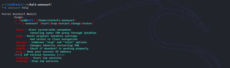 How to install and use anonsurf on Kali Linux? - LinuxForDevices