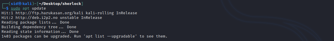 How to install and use sherlock in Kali Linux? - LinuxForDevices
