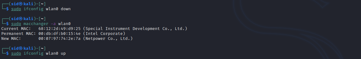 How to Change Mac address using Macchanger in Kali Linux? - LinuxForDevices