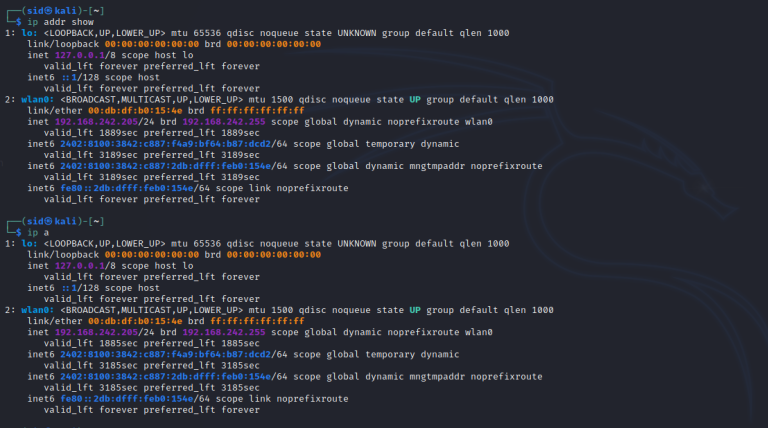 How to find IP address in Kali Linux? - LinuxForDevices