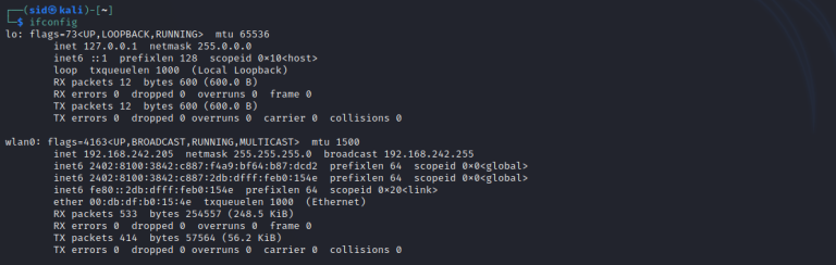 How to find IP address in Kali Linux? - LinuxForDevices