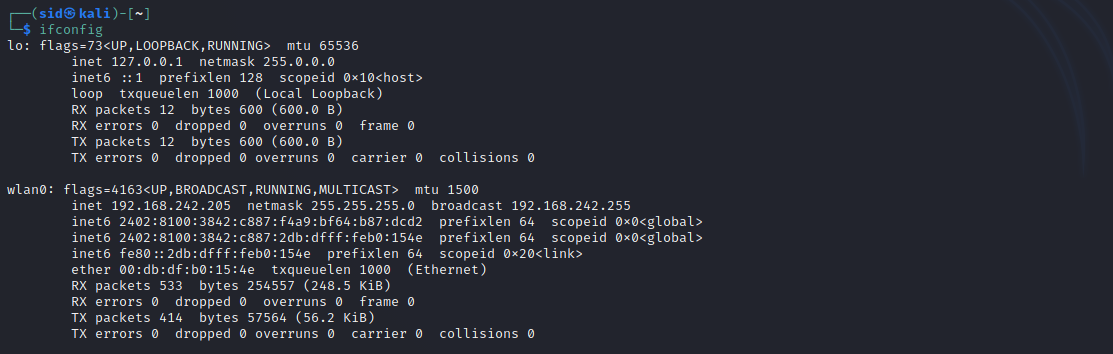 How to find IP address in Kali Linux? - LinuxForDevices