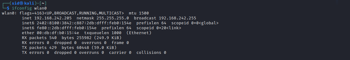 How to find IP address in Kali Linux? - LinuxForDevices